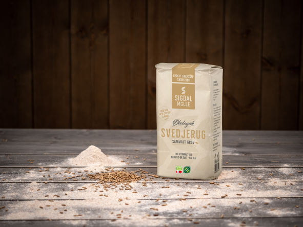 Lokalmat - Økologisk Svedjerug Grovmalt Mel Økologisk Mel